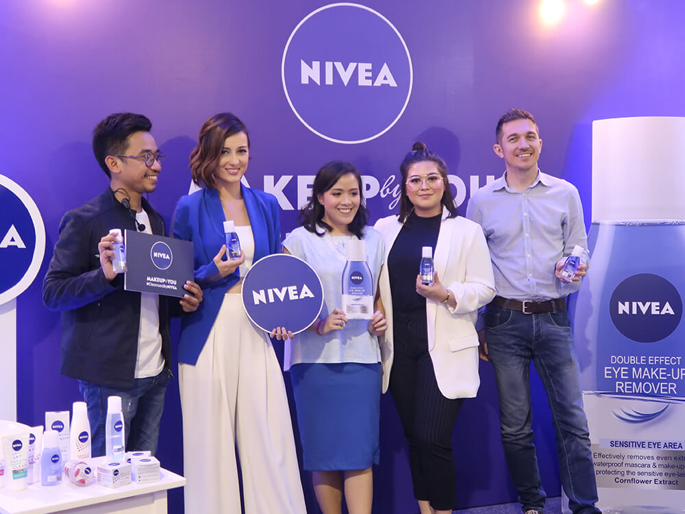 NIVEA Double Effect Eye Make Up Remover, Pembersih Rias Mata Waterproof ...