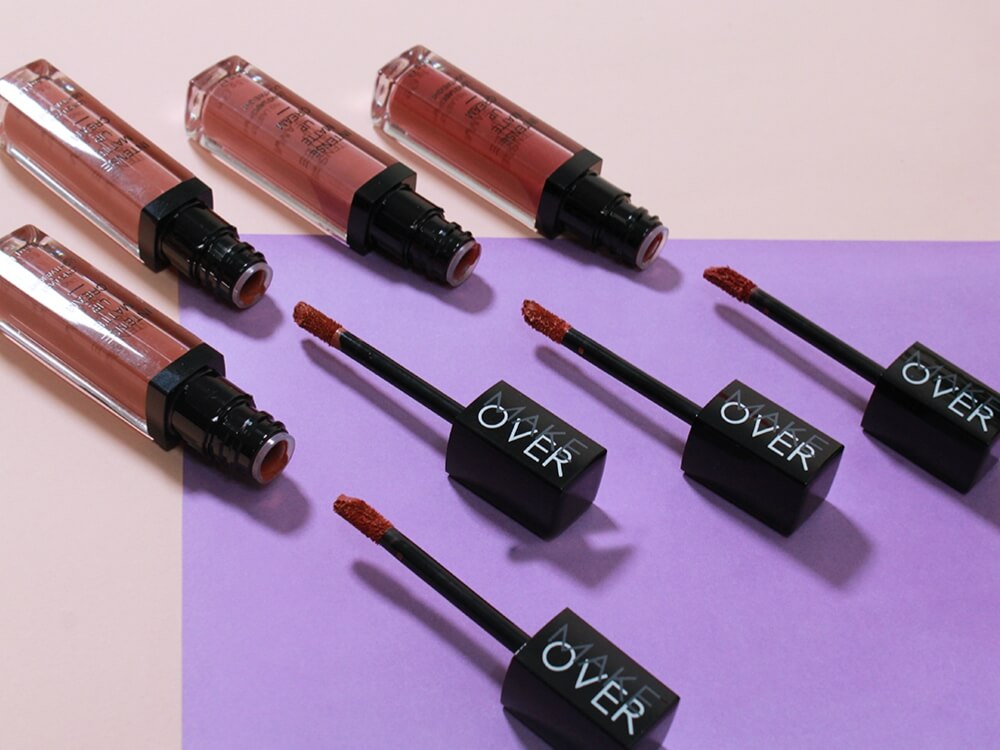 Nuansa Nude dari 4 Warna Baru Make Over Intense Matte Lip Cream ...