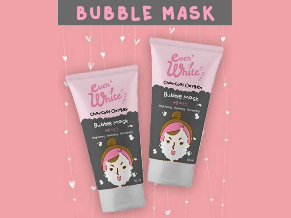 Review : Everwhite Charcoal Oxygen Bubble Mask Lokal Yang Tak Kalah ...