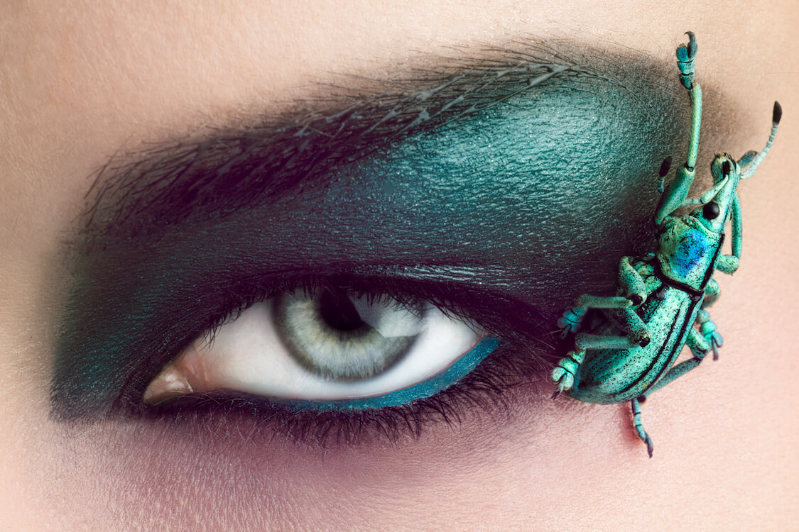 Unik Sekaligus Seram, Makeup Artist Ini Menggunakan Serangga Asli dalam ...