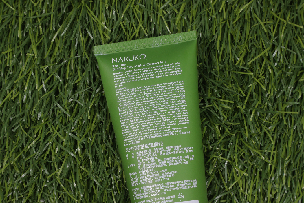 Review: Naruko Tea Tree Purifying Clay Mask & Cleanser in 1, Produk ...