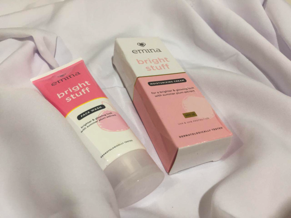 Review: Emina Bright Stuff Face Foam dan Emina Bright Stuff Moisturizer ...